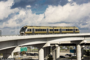 Riding the UP Express in Toronto, Canada